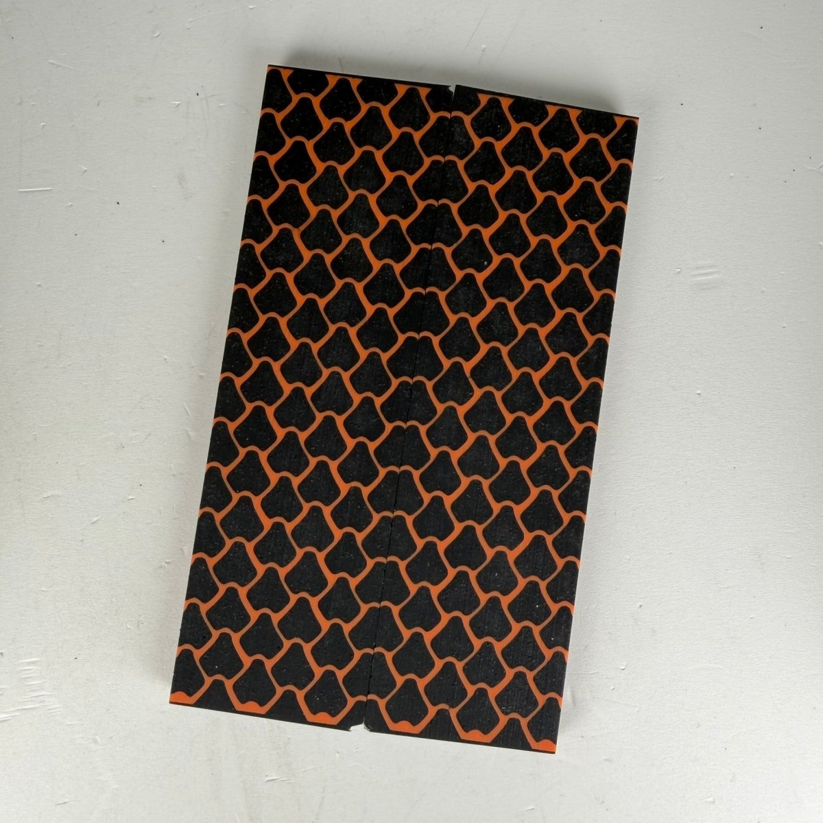 Custom Shop 3D GripX™ - Dragon Skin - Black Grip-Tec™ with Blaze Orange ...