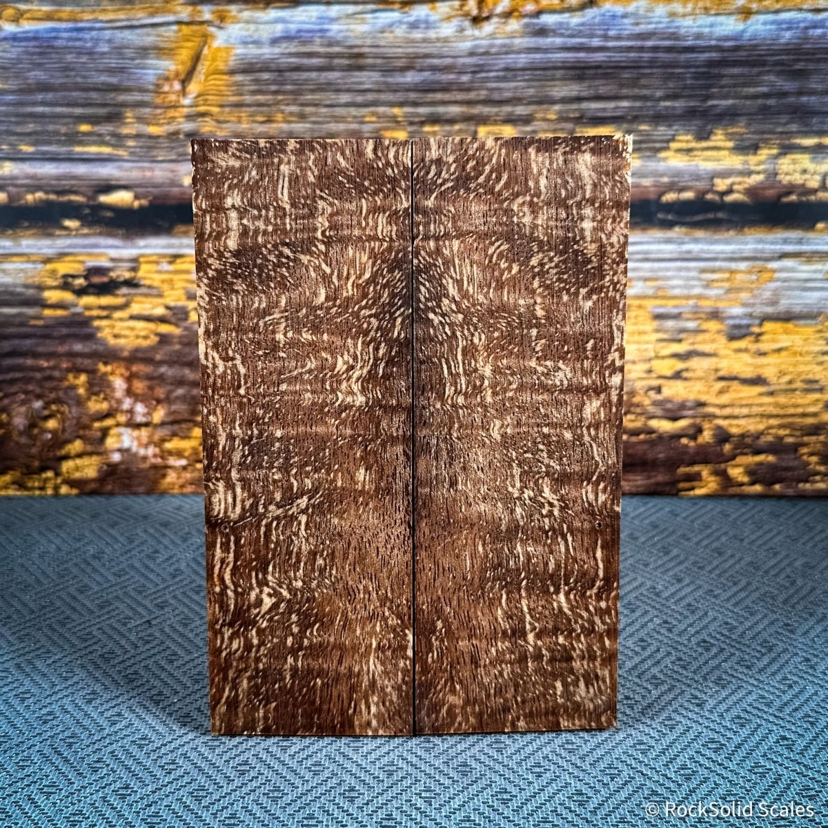 #2476 - Spalted Curly Mango - RockSolid Scales – Grip-Tec™